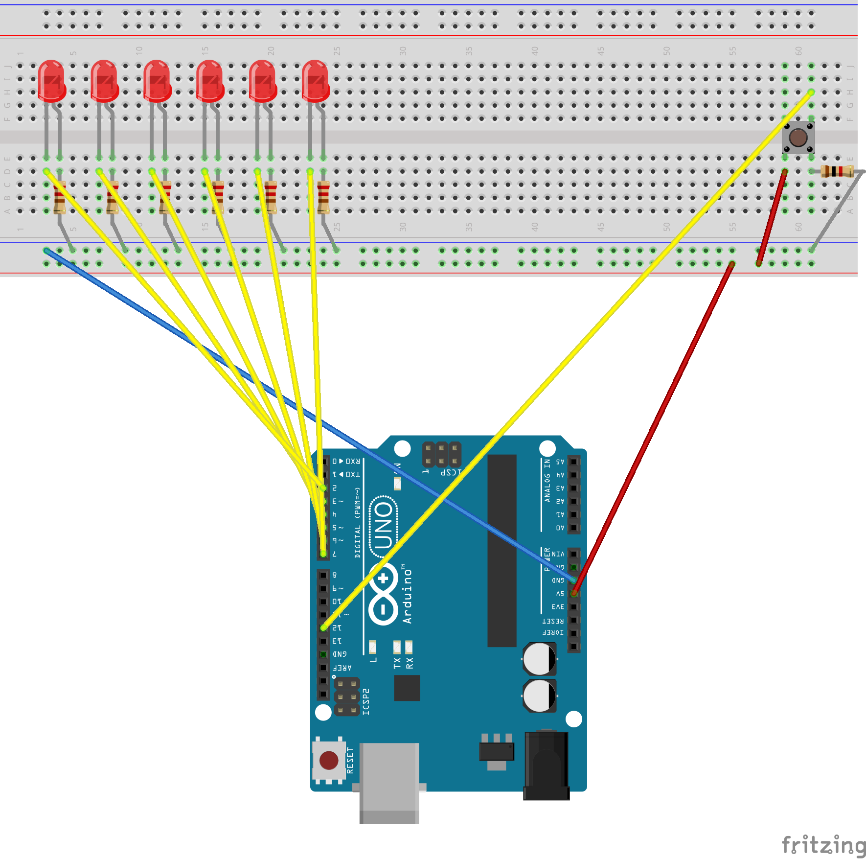 Elektronik Zar Yapımı | Arduino ve Led Kullanarak Zar Yap